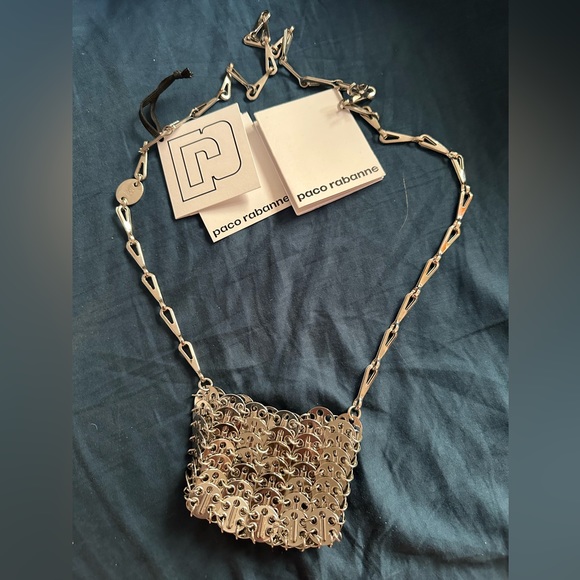 Paco Rabanne | Bags | Paco Rabanne 969 Silver Micro Bag Comes With Box ...